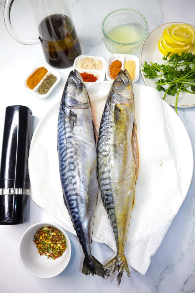 Oven Baked Whole Mackerel - Cooking With Claudy