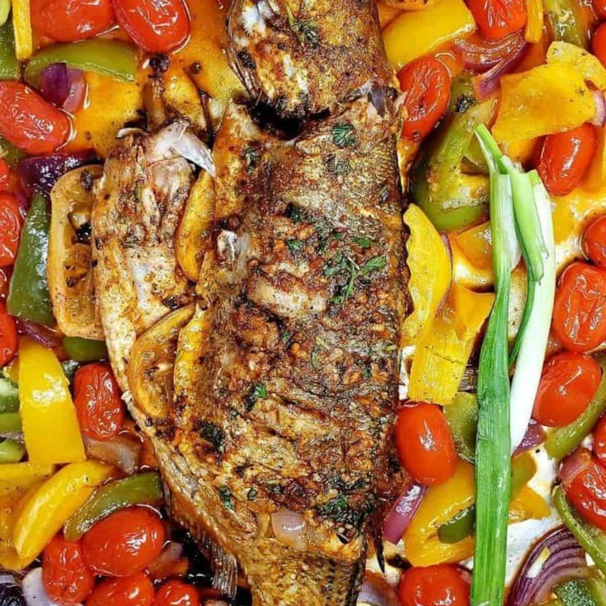 Roasted Whole Fish Recipe. - Cooking With Claudy