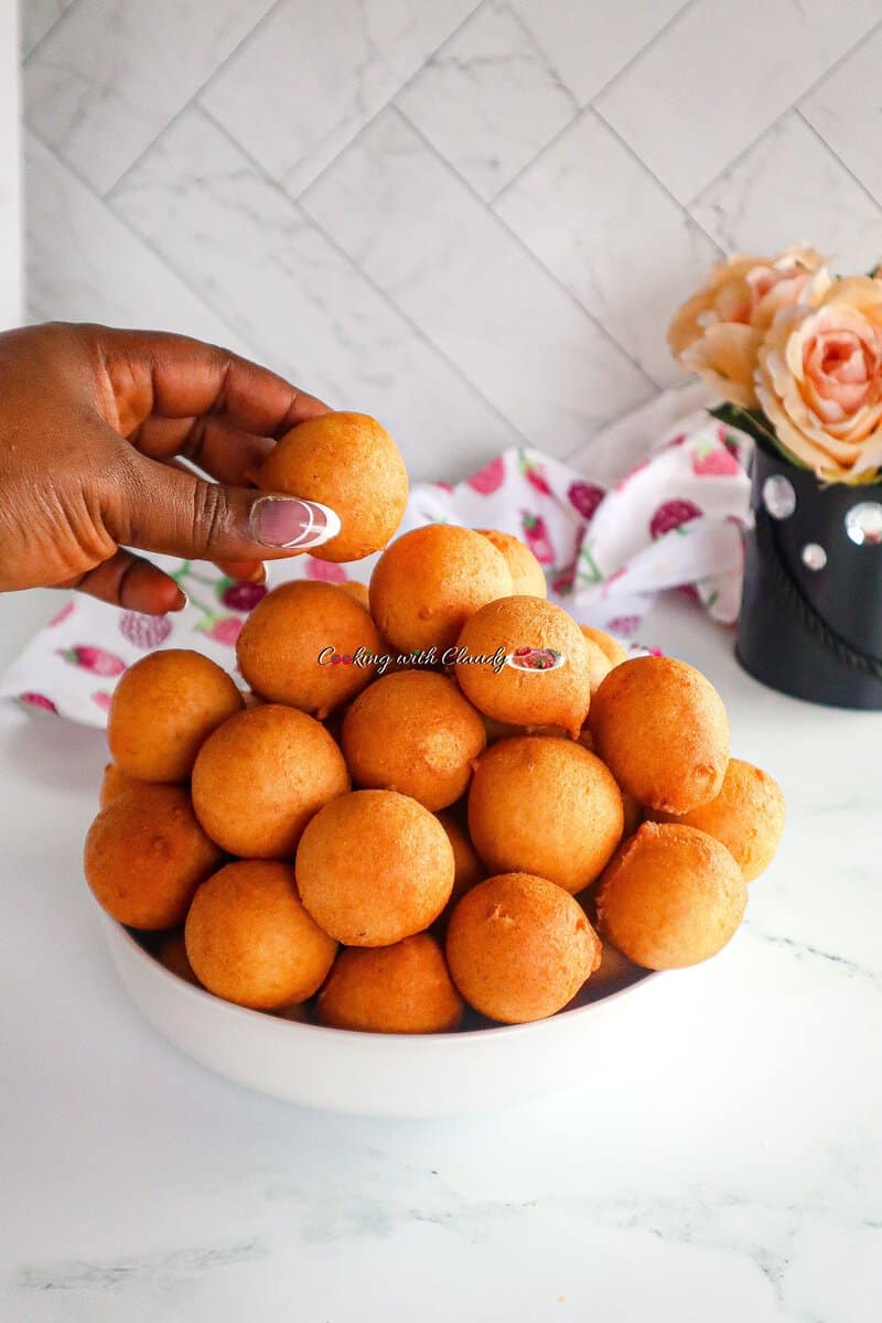 African Drop Doughnuts - Cooking With Claudy