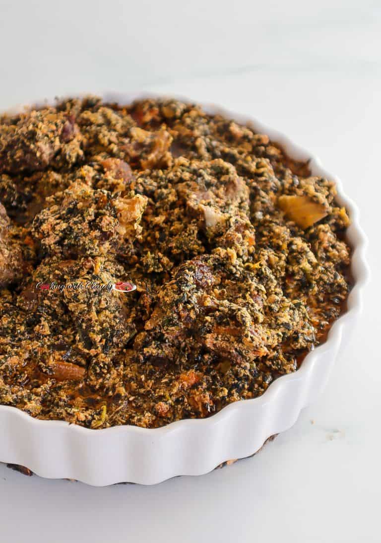 Egusi Pumpkin Leaves Soup/Okongobong/Ugu - Cooking With Claudy