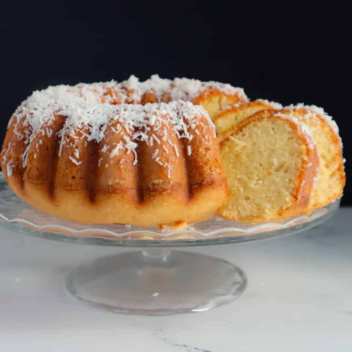 Moist and Fluffy Coconut Cake - Cooking With Claudy