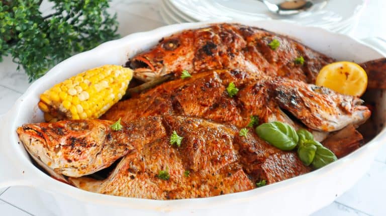Tasty Baked Red Snapper - Cooking With Claudy