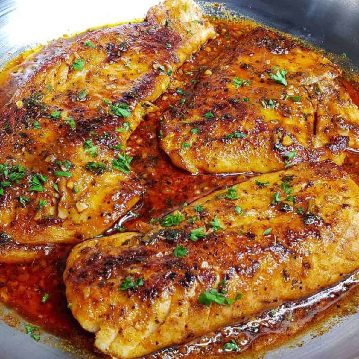 Pan Seared Cajun Red Snapper With Cajun Butter Sauce - Cooking With Claudy