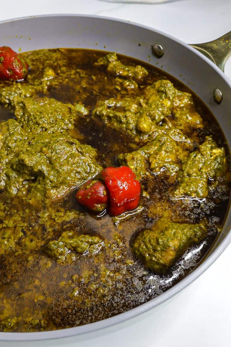 Cassava Leaf Stew - Cooking With Claudy