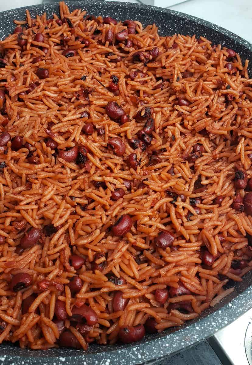 Waakye (Ghanian Rice and Beans) - Cooking With Claudy