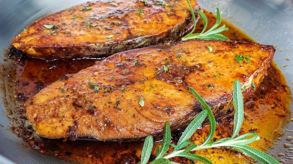 Pan Seared Fish Steak - Cooking With Claudy