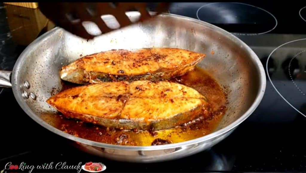 Pan Seared Fish Steak - Cooking With Claudy