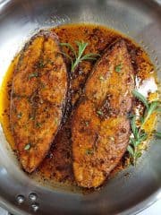 Pan Seared Fish Steak - Cooking With Claudy