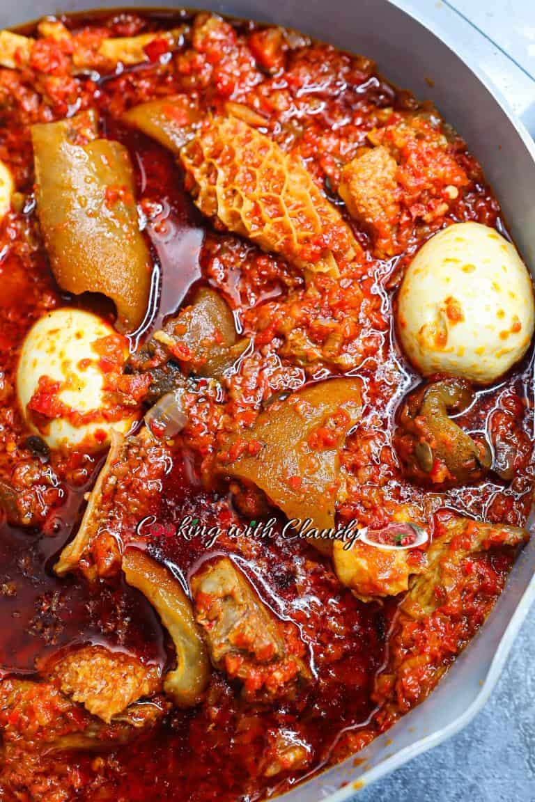 Ofada Stew - Cooking With Claudy