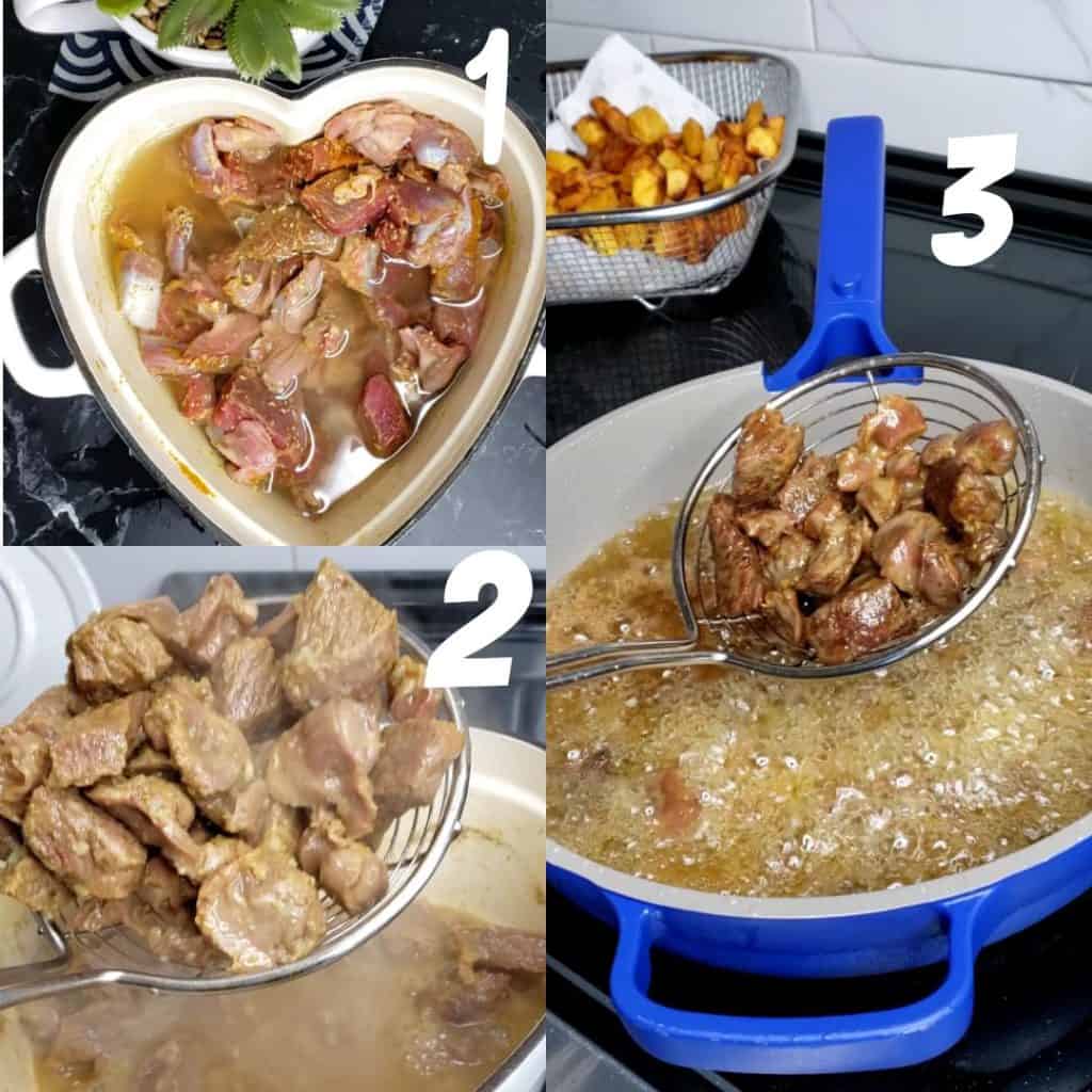 Gizdodo (Peppered Gizzard and Plantains) - Cooking With Claudy