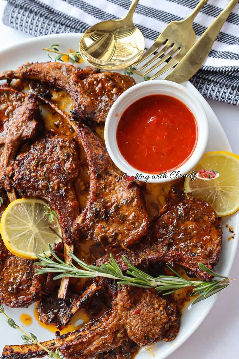 Easy Oven Baked Lamb Chops - Cooking With Claudy