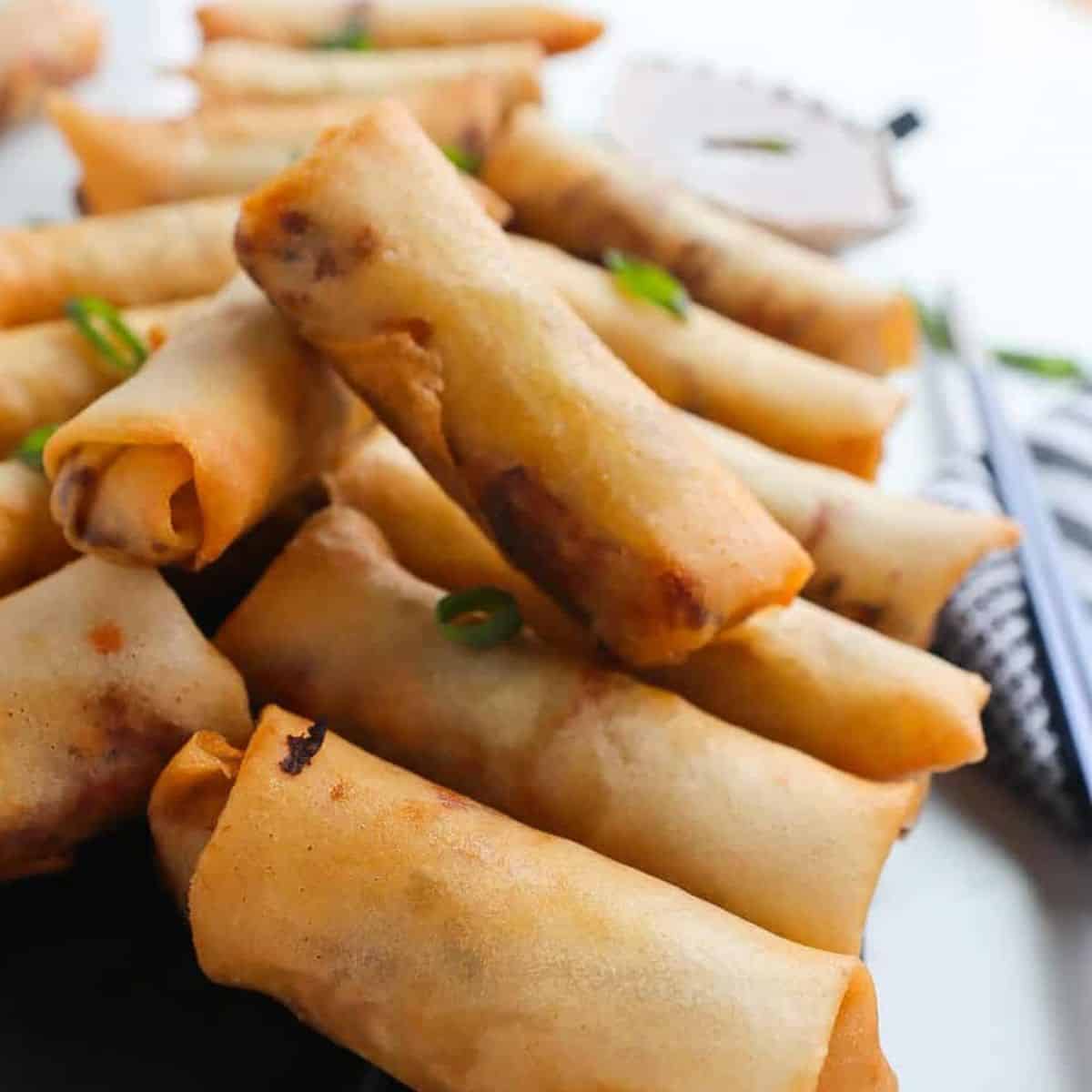 Air Fryer Spring Rolls - Cooking With Claudy