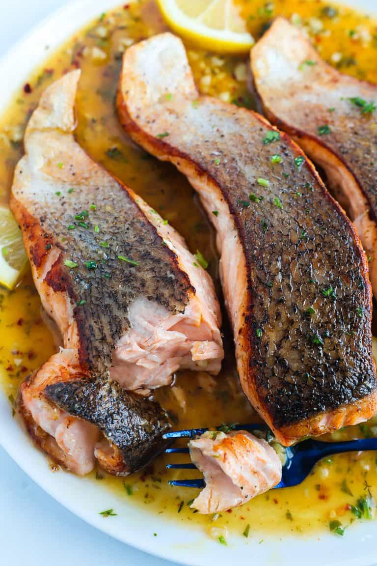 Pan Seared Skin On Salmon - Cooking With Claudy