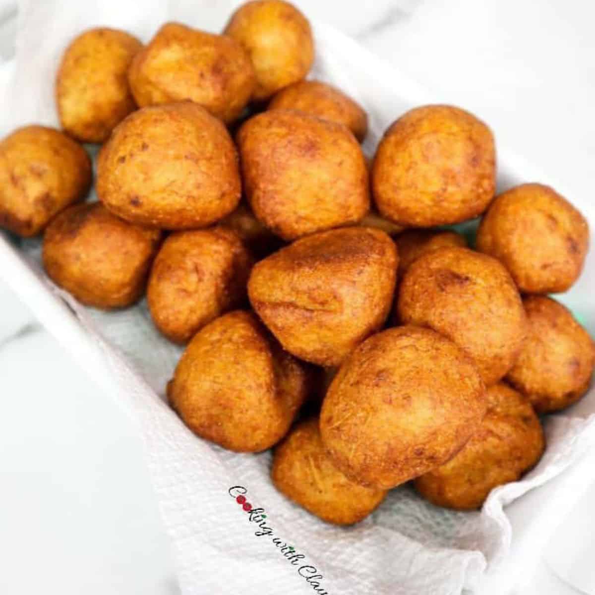 Accra Banana (Banana and Cassava Fritters) - Cooking With Claudy