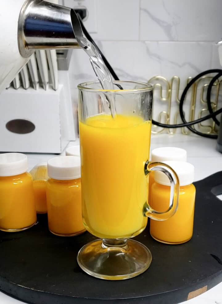 Lemon Ginger Turmeric Shot - Cooking With Claudy