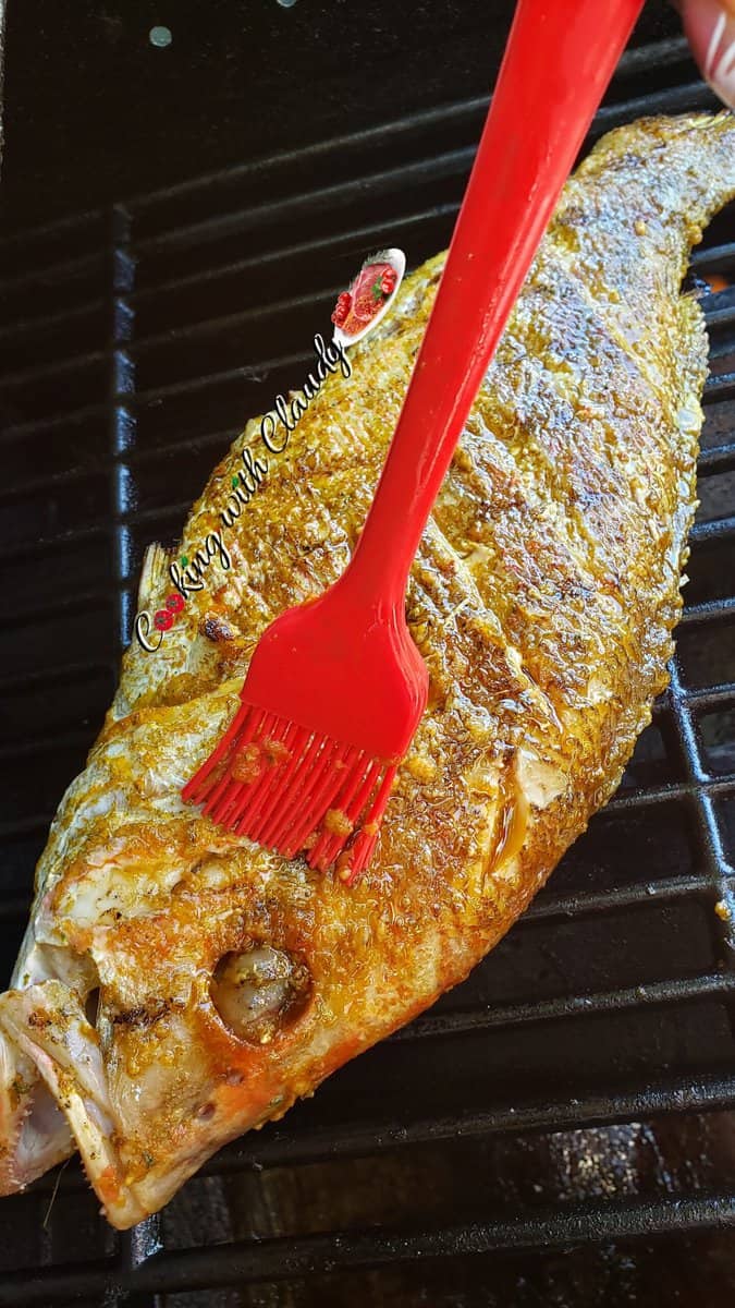 Caribbean Grilled Red Snapper - Cooking With Claudy
