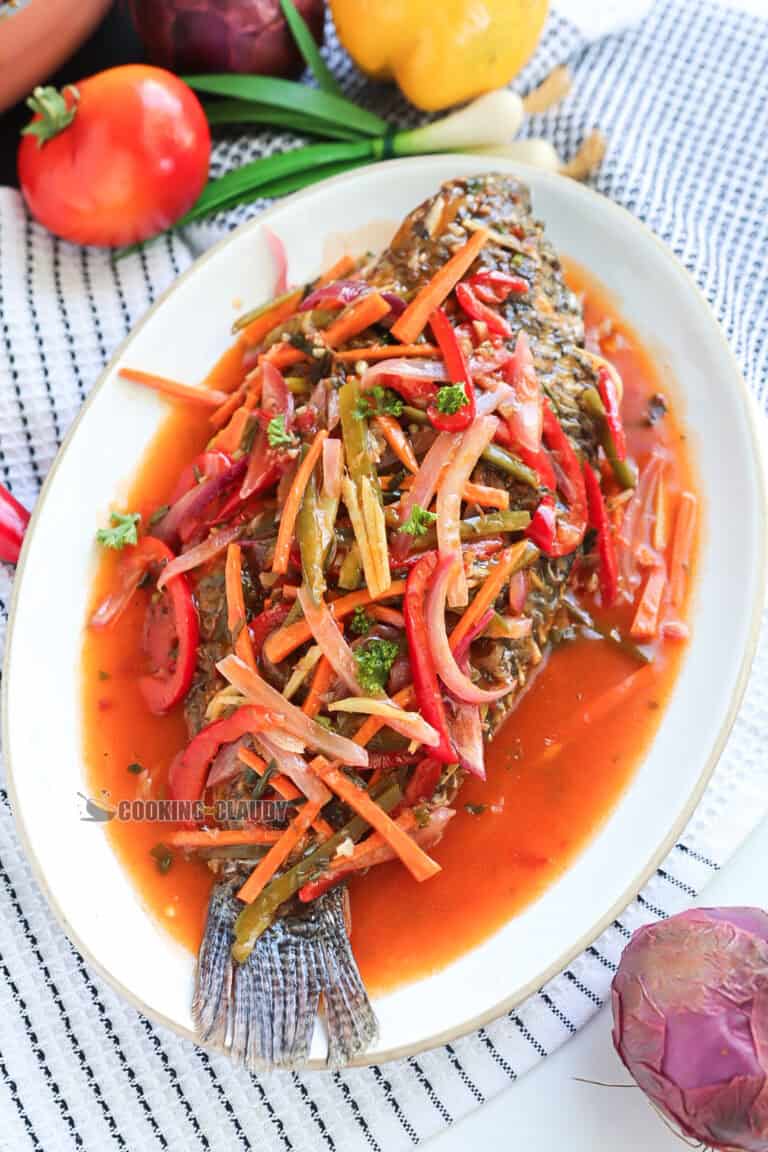 Sweet and Sour Escabeche Fish - Cooking With Claudy