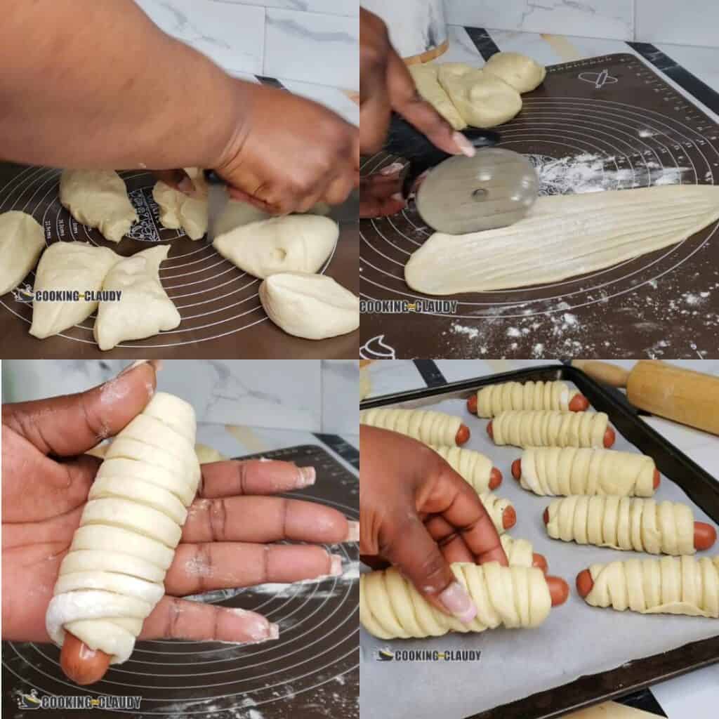 Hot Dog Rolls/Sausage Rolls - Cooking With Claudy