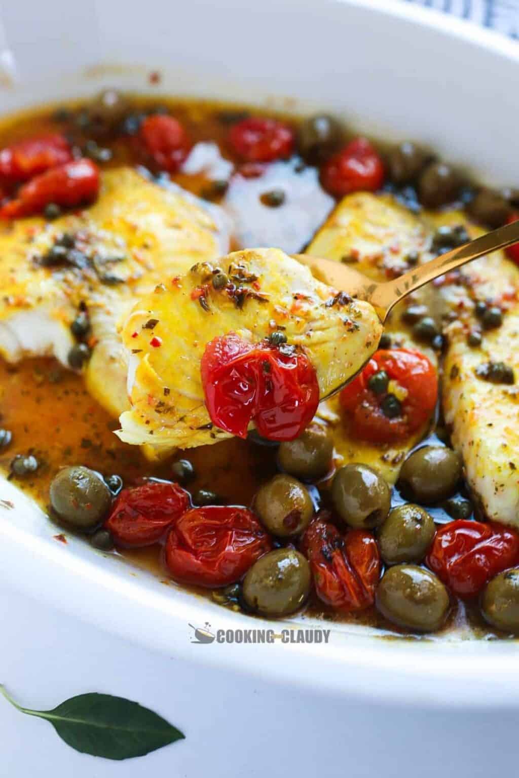 Easy Mediterranean Baked Tilapia - Cooking With Claudy
