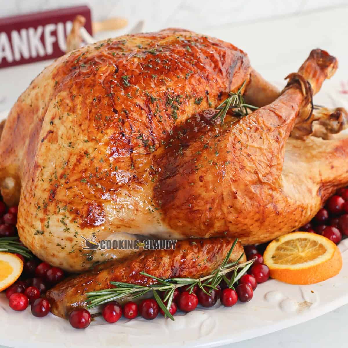 Herb Roasted Turkey - Cooking With Claudy