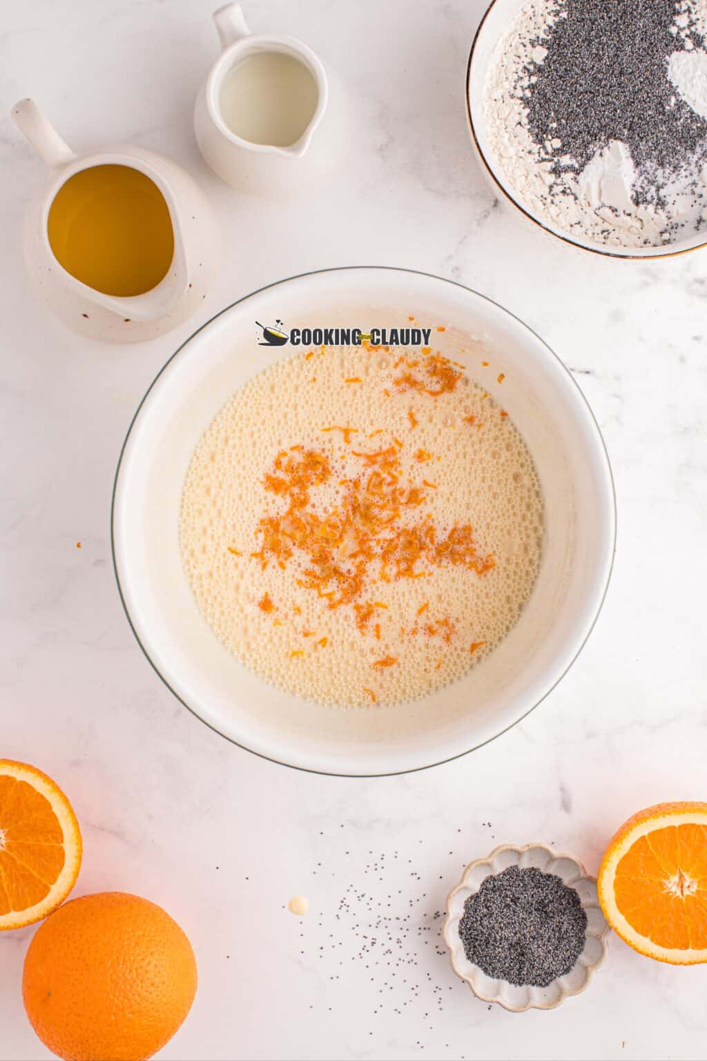 Orange Poppy Seed Cake - Cooking With Claudy