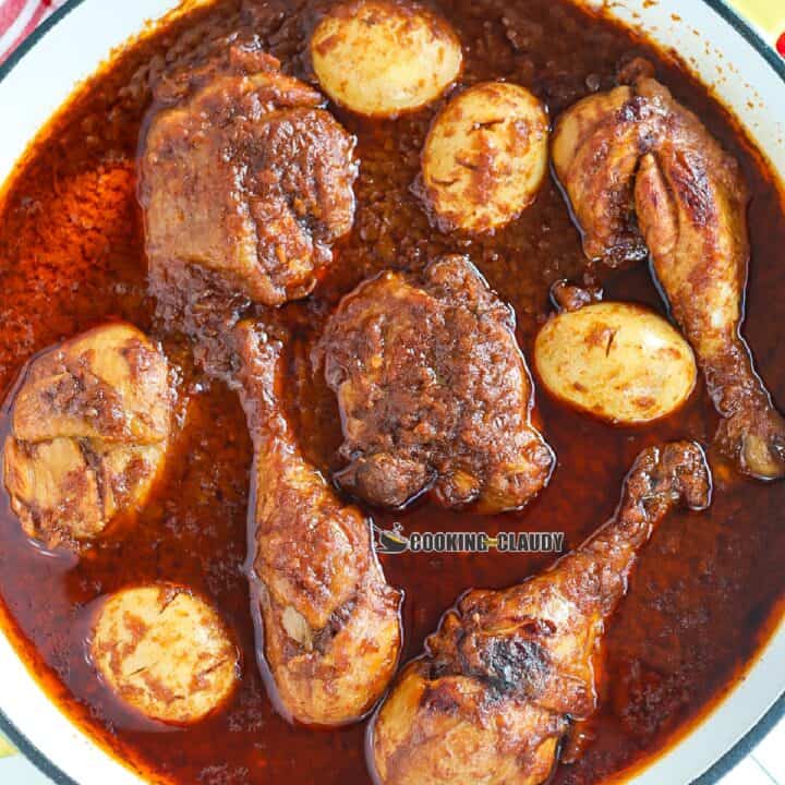 Doro Wat - Ethiopian Spicy Chicken Stew - Cooking With Claudy