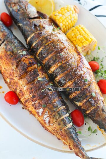 Grilled Whole Mackerel - Cooking With Claudy