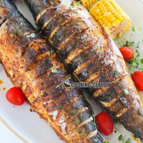 Grilled Whole Mackerel - Cooking With Claudy