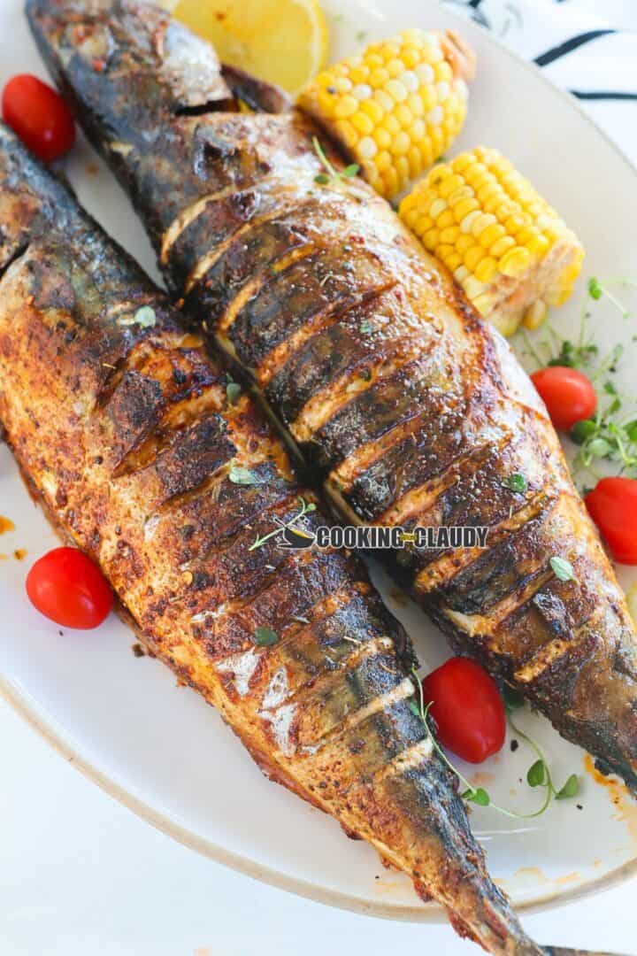 Grilled Whole Mackerel - Cooking With Claudy