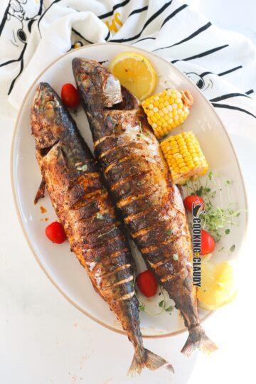 Grilled Whole Mackerel - Cooking With Claudy