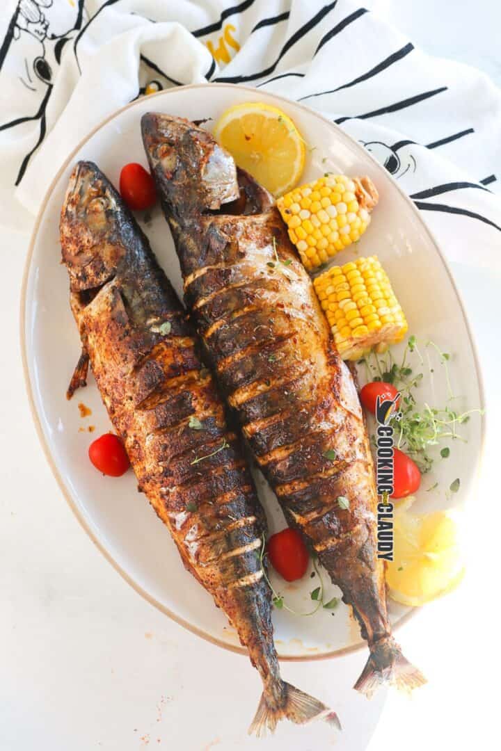 Grilled Whole Mackerel - Cooking With Claudy