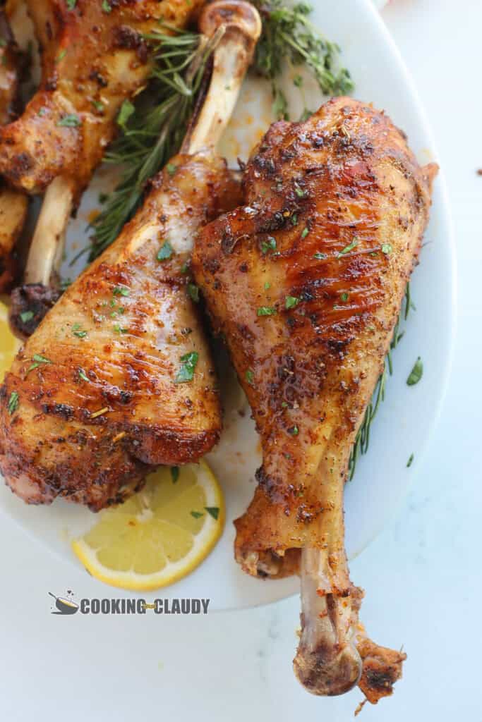 Baked Turkey Drumsticks - Cooking With Claudy