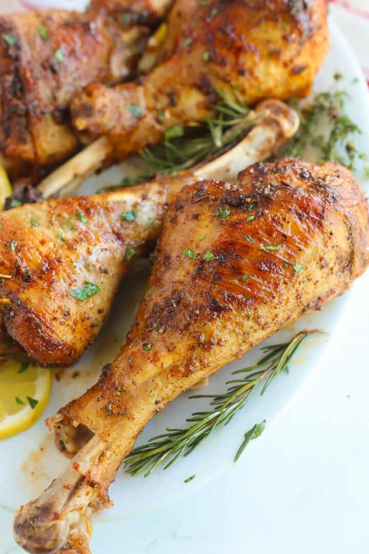 Baked Turkey Drumsticks - Cooking With Claudy