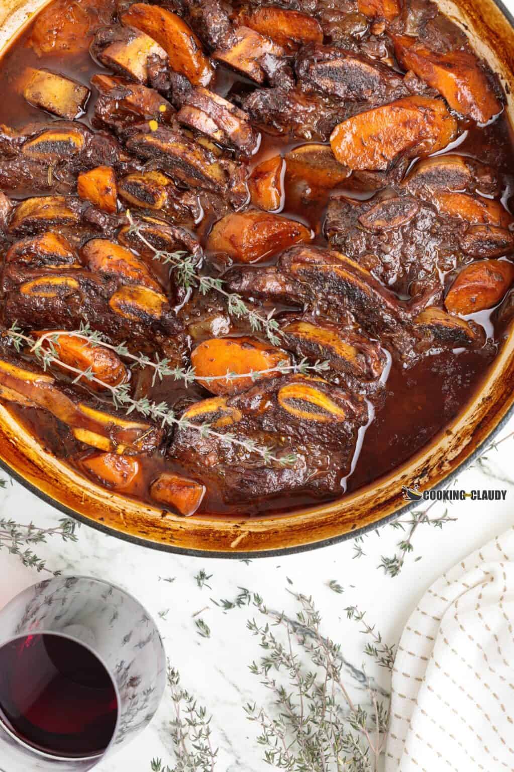 Braised Flanken Beef Short Ribs - Cooking With Claudy