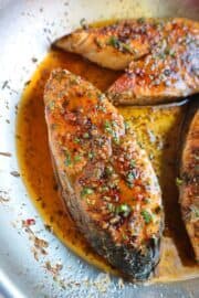 Easy Fish in Garlic Butter Sauce - Cooking With Claudy