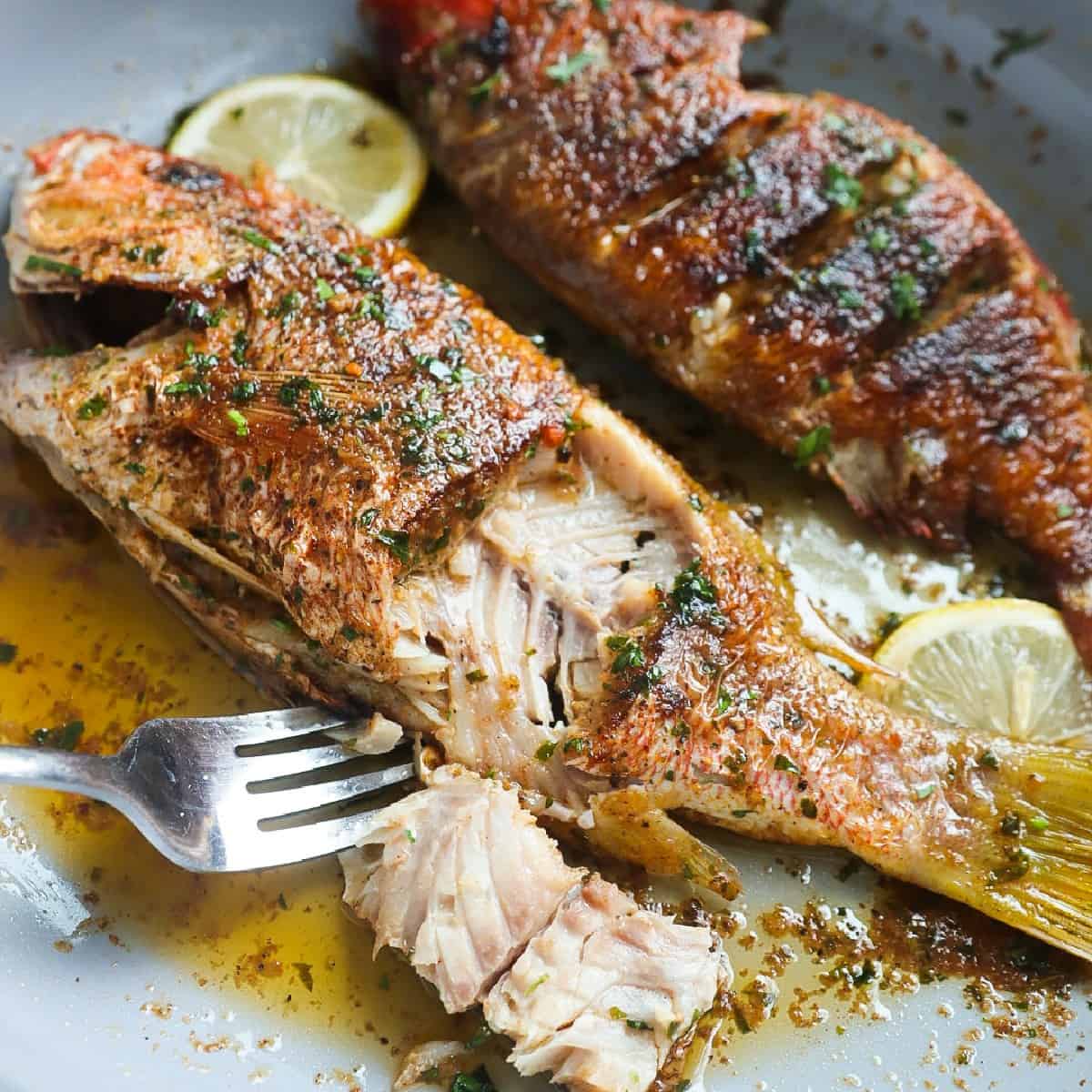 Crispy Pan-Seared Whole Red Snapper - Cooking With Claudy